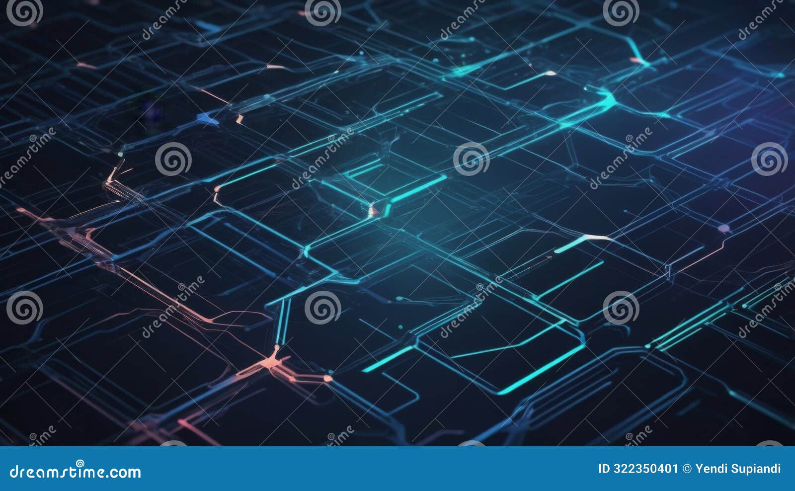 Create an Abstract Background Featuring a Network of Interconnected ...