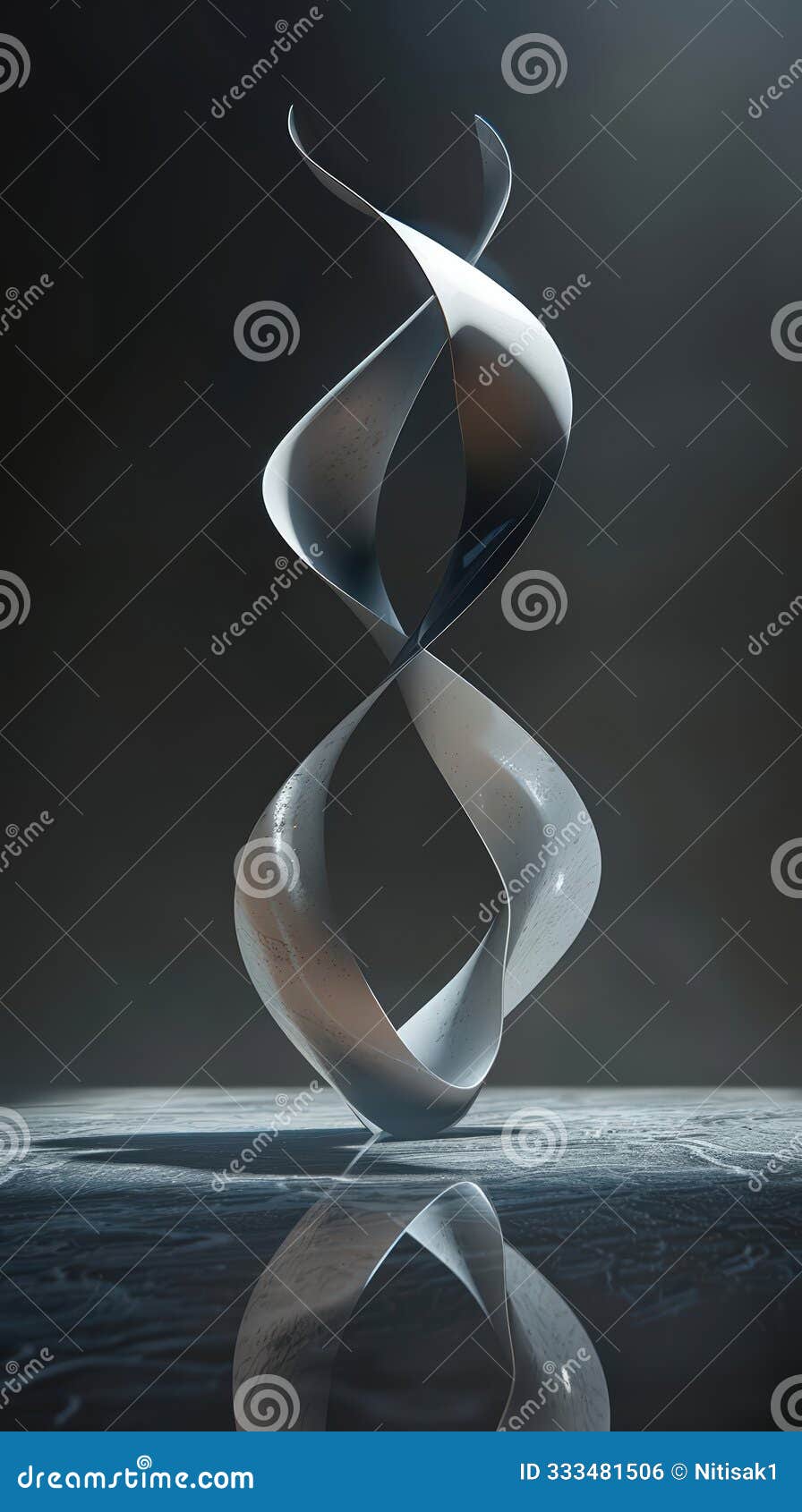 Create an Abstract Metal Sculpture that Appears To Defy Gravity Stock ...