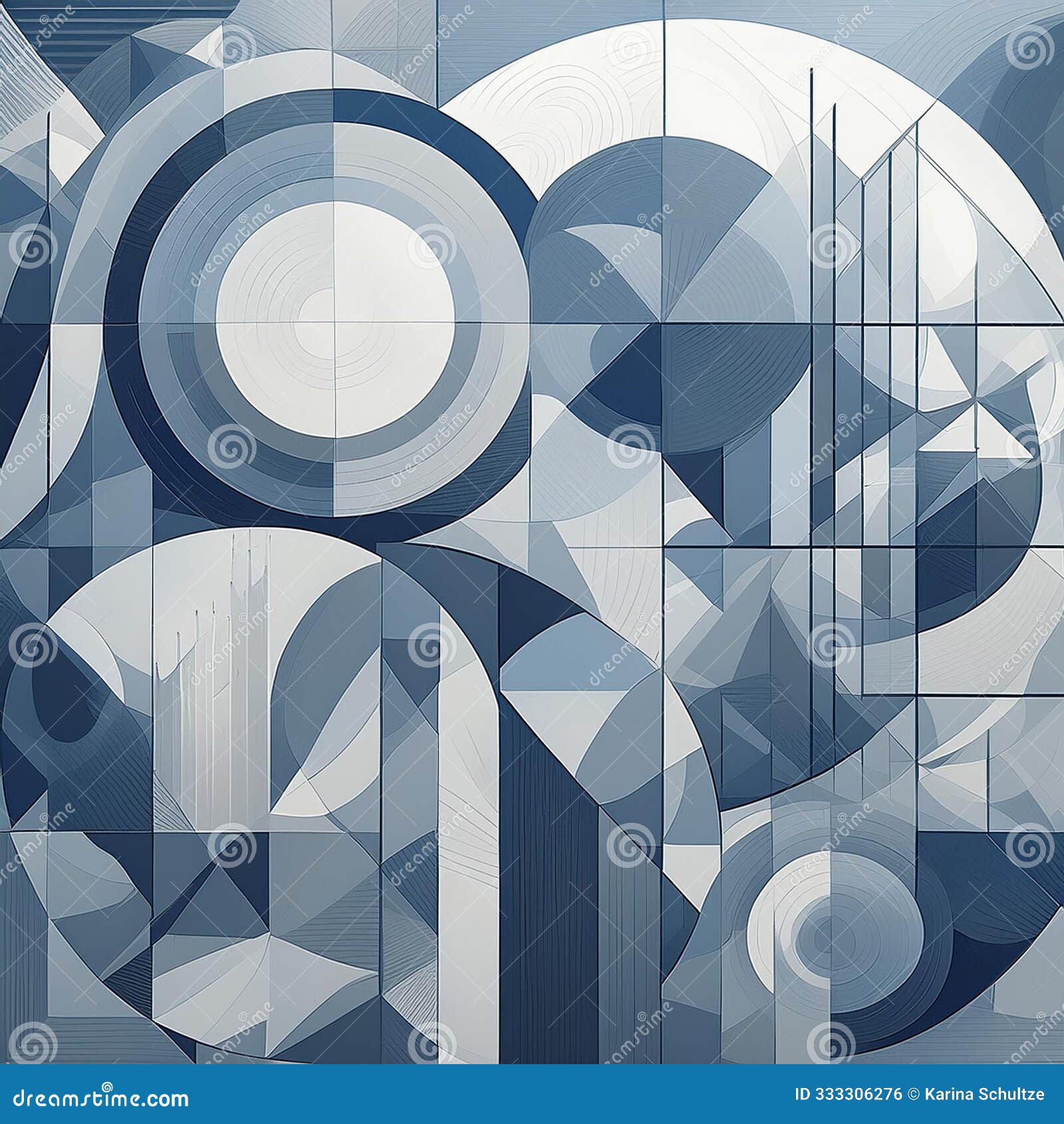 Create an Abstract Piece of Art Based on Clean, Geometric Shapes. Use ...