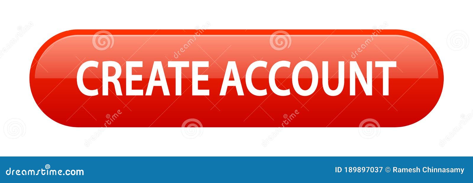 Create account button stock vector. Illustration of group - 189897037