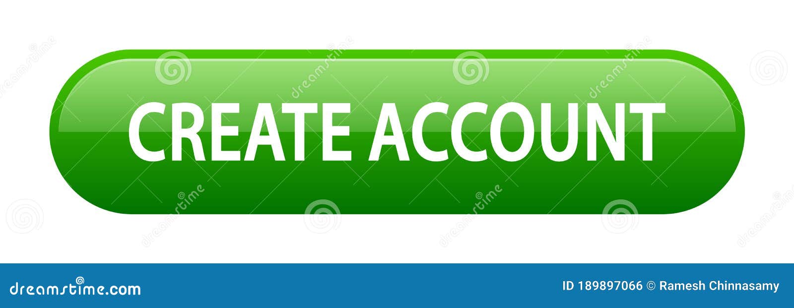 Create account button stock vector. Illustration of click - 189897066