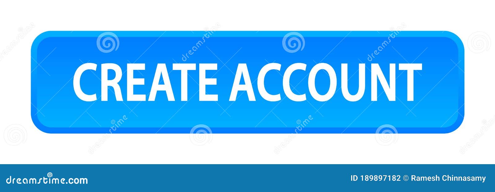 Create account button stock vector. Illustration of icons - 189897182