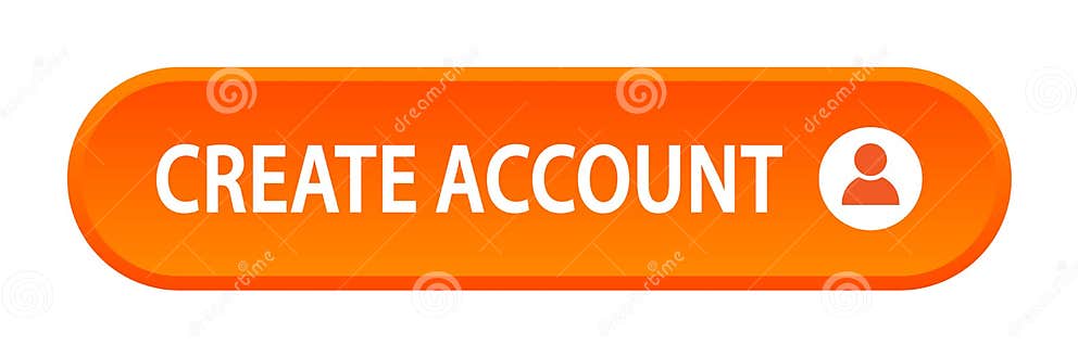 Create account button stock vector. Illustration of customer - 189897869