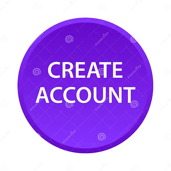 Create account button stock vector. Illustration of avatar - 189900143