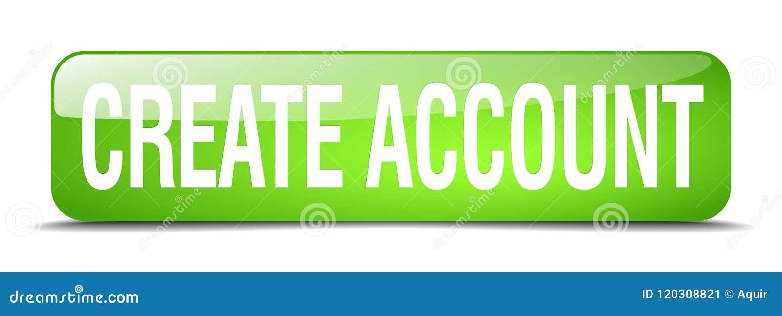 Create account button stock vector. Illustration of isolated - 120308821