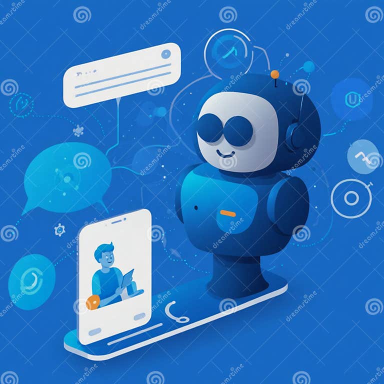 Create an AI-powered Customer Support Chatbot that Can Handle Complex Queries Stock Illustration ...