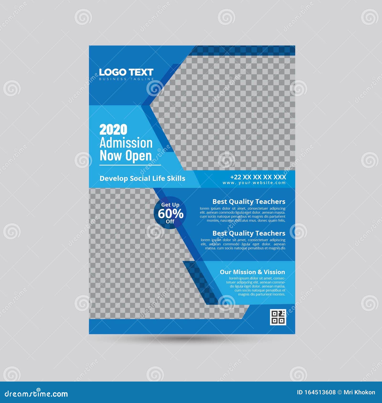 Back To School Flyer & Poster Template Stock Illustration ...