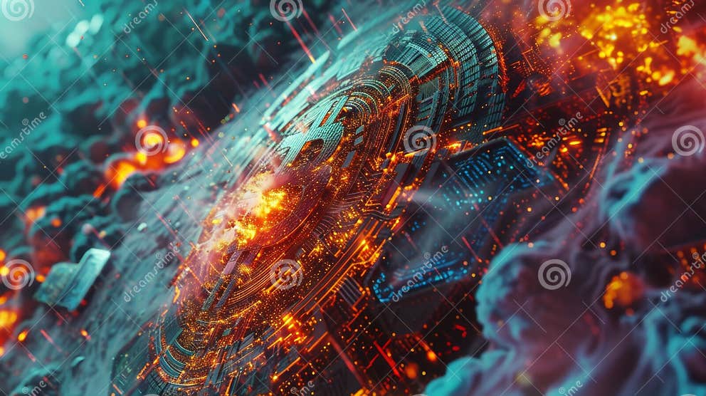 Create an Artwork Inspired by the Phenomenon of Bitcoin Cryptocurrency ...