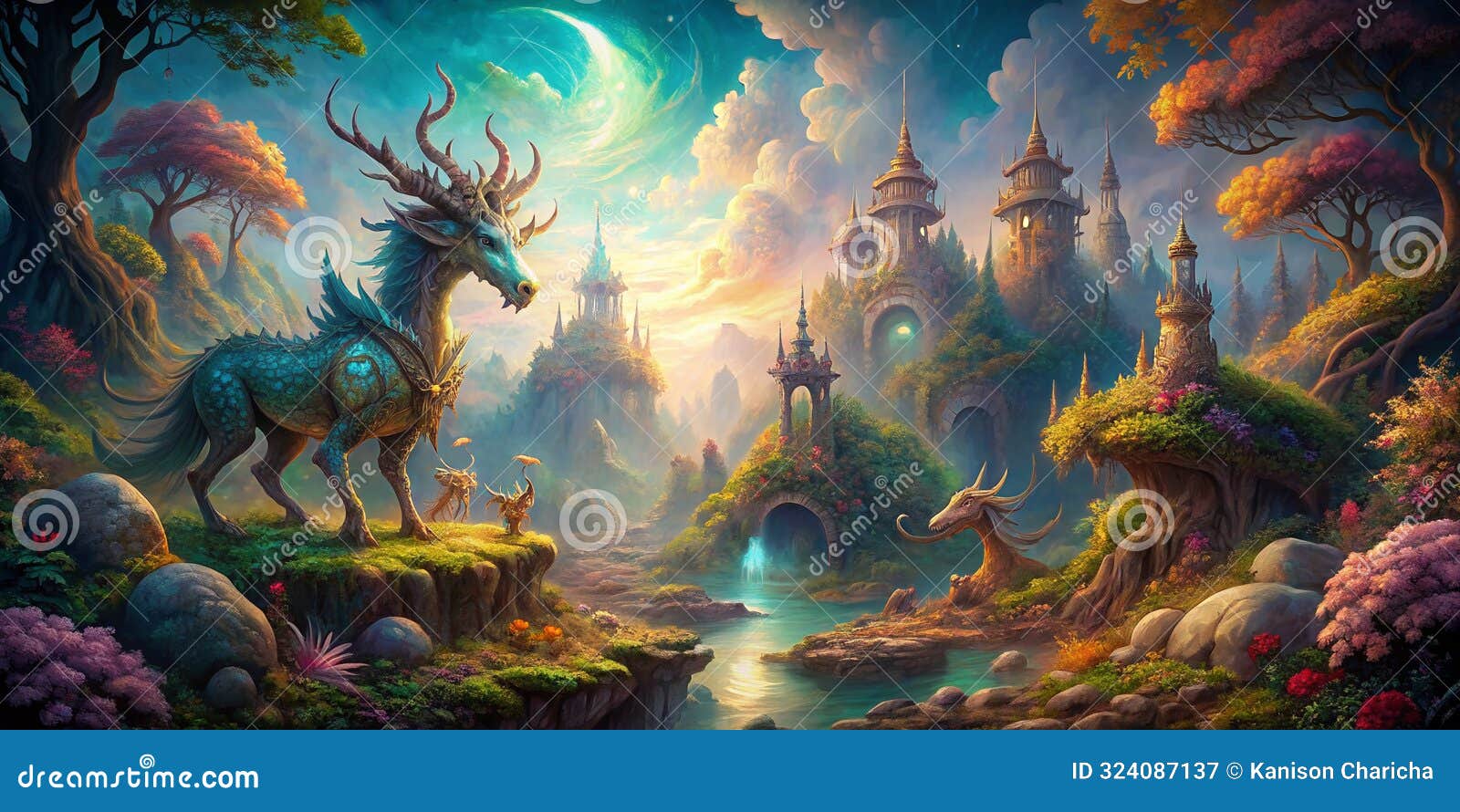 Create Backdrops Inspired by Mythical Creatures and Fantastical Realms ...