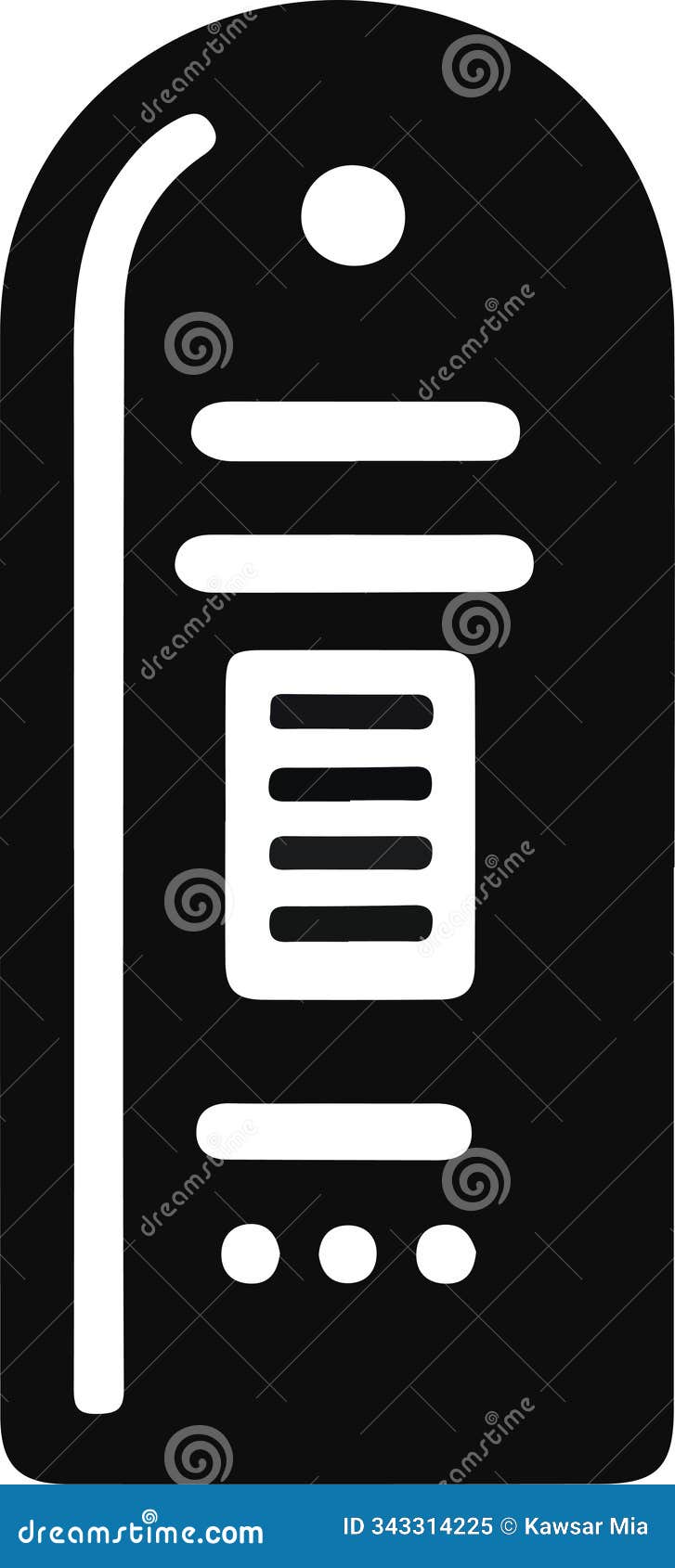Create a Bookmark Icon Silhouettes Vector with White Background Stock ...