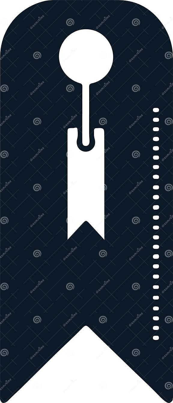 Create a Bookmark Icon with White Background. Stock Vector ...