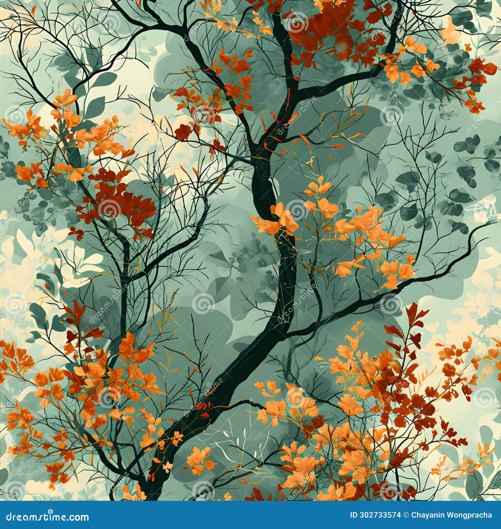 Organic Pattern Inspired by the Intricate Patterns Formed by the ...