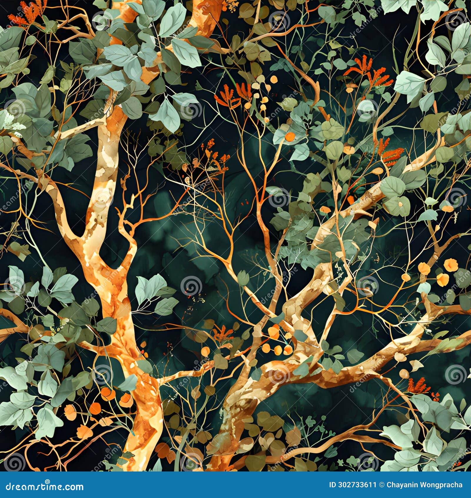 Organic Pattern Inspired by the Intricate Patterns Formed by the ...