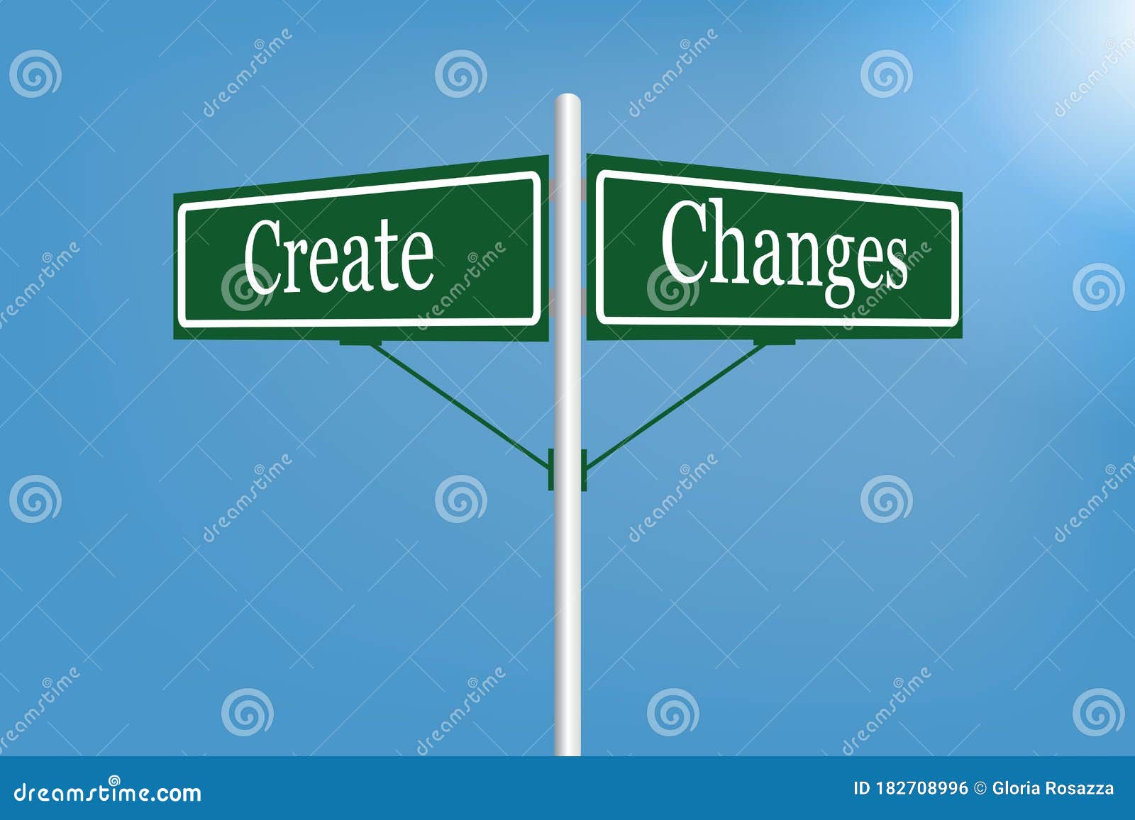 Create Changes Sign Element Vector Stock Vector - Illustration of ...