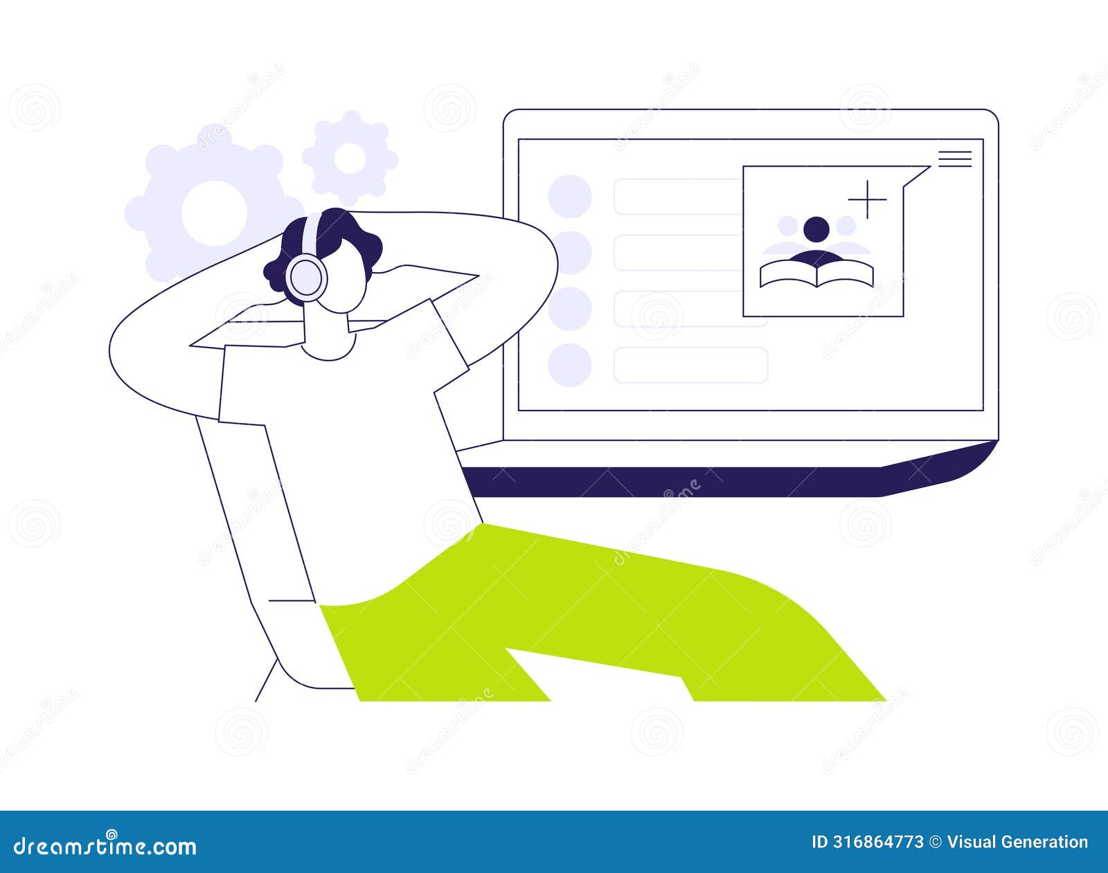 Create Class Isolated Cartoon Vector Illustrations. | CartoonDealer.com #295100807