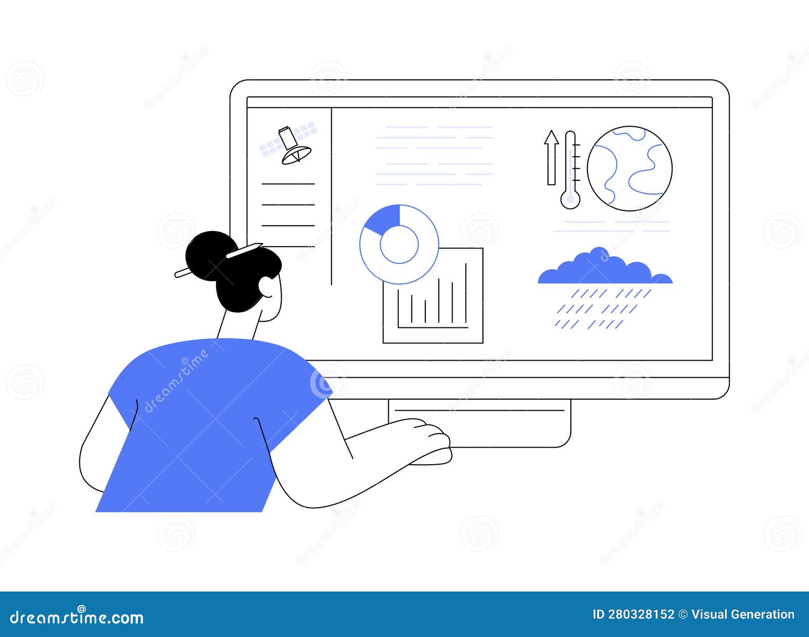 Create Climate Predictions Abstract Concept Vector Illustration. Stock ...