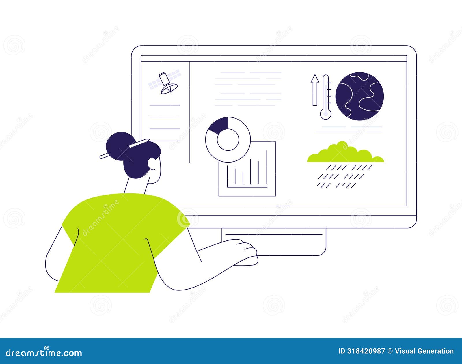 Create Climate Predictions Abstract Concept Vector Illustration. Stock ...