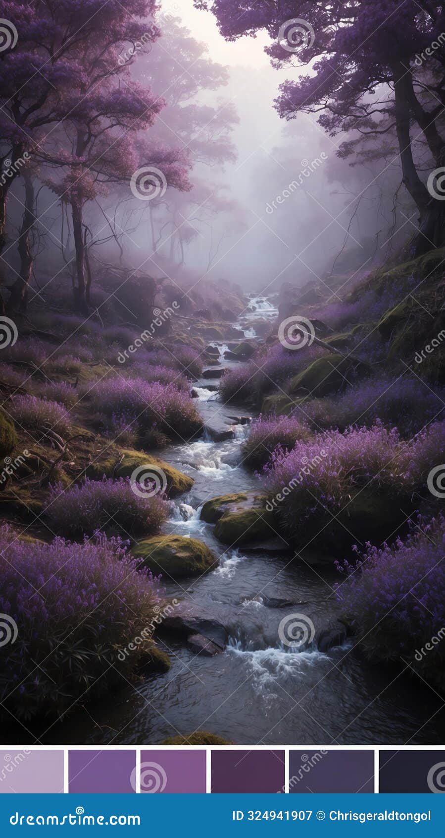 Create a Cohesive Color Palette Featuring Various Shad Ai Generated ...