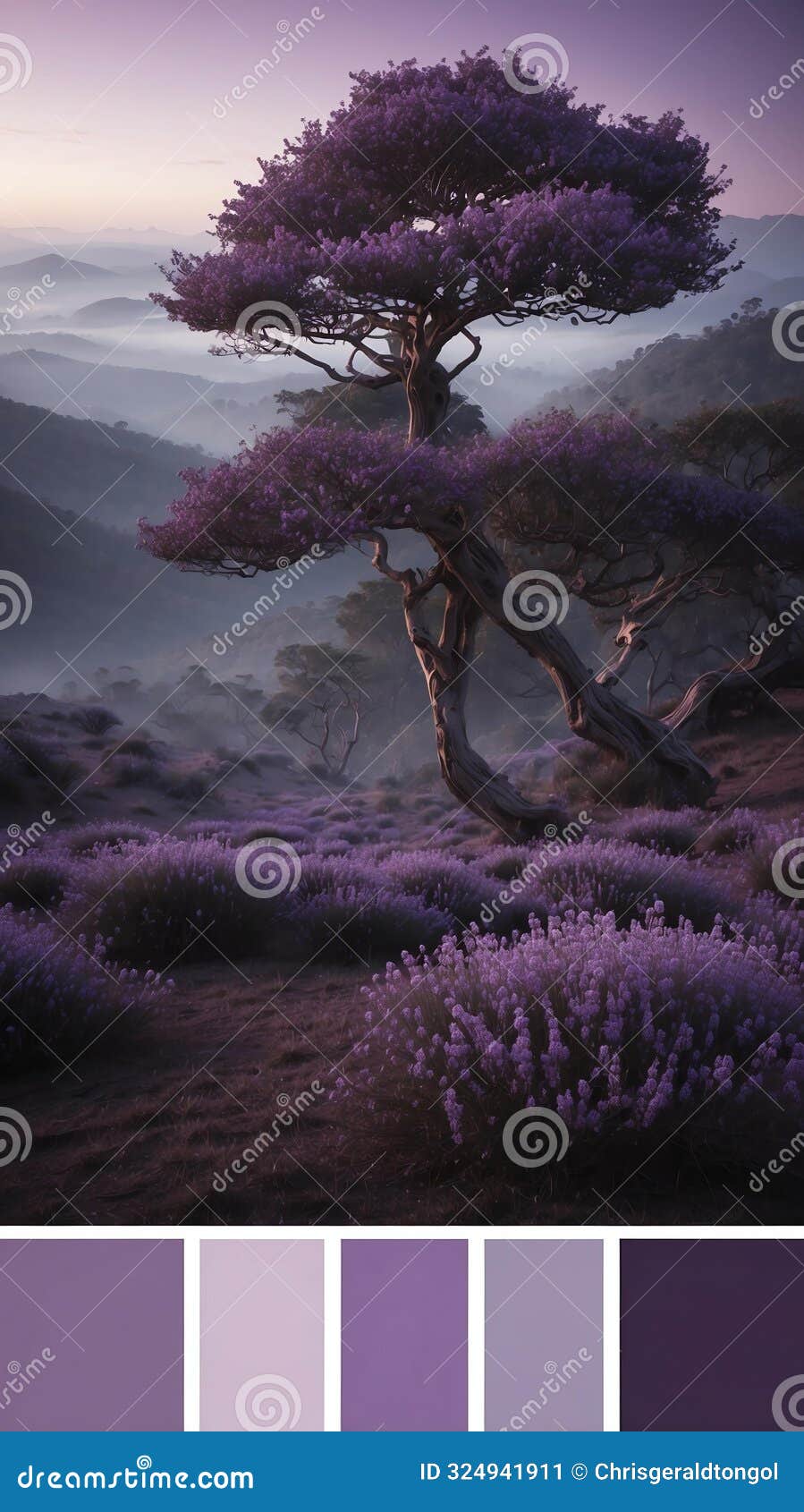 Create A Cohesive Color Palette Featuring Various Shad Ai Generated ...