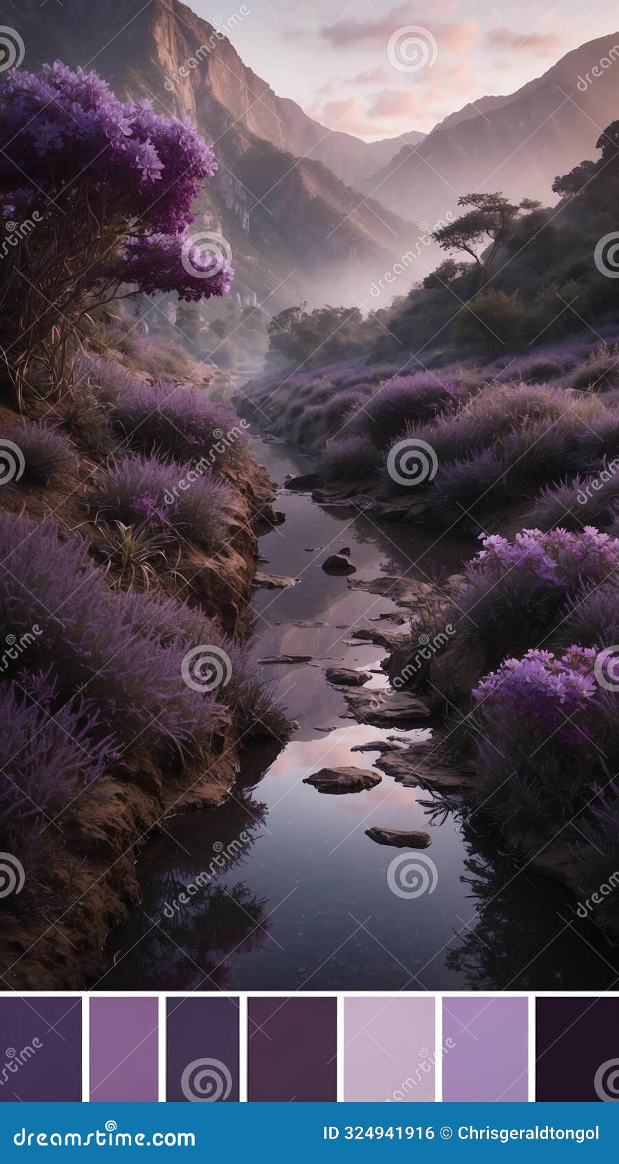 Create a Cohesive Color Palette Featuring Various Shad Ai Generated ...