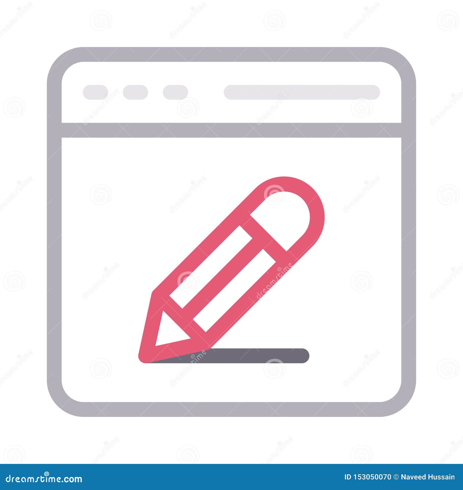 Create colour line icon stock illustration. Illustration of online ...