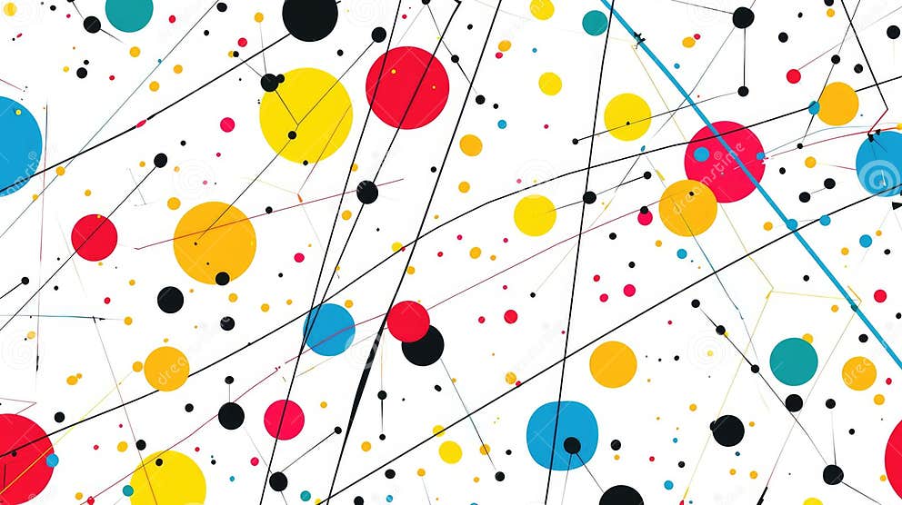 Create a Compelling Network Art Display with Interconnected Nodes on a Gradient Background AIG62 ...