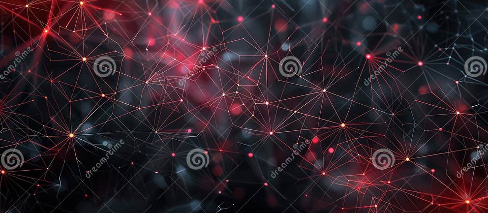 Create a Compelling Network Art Display with Interconnected Nodes on a Gradient Background AIG62 ...