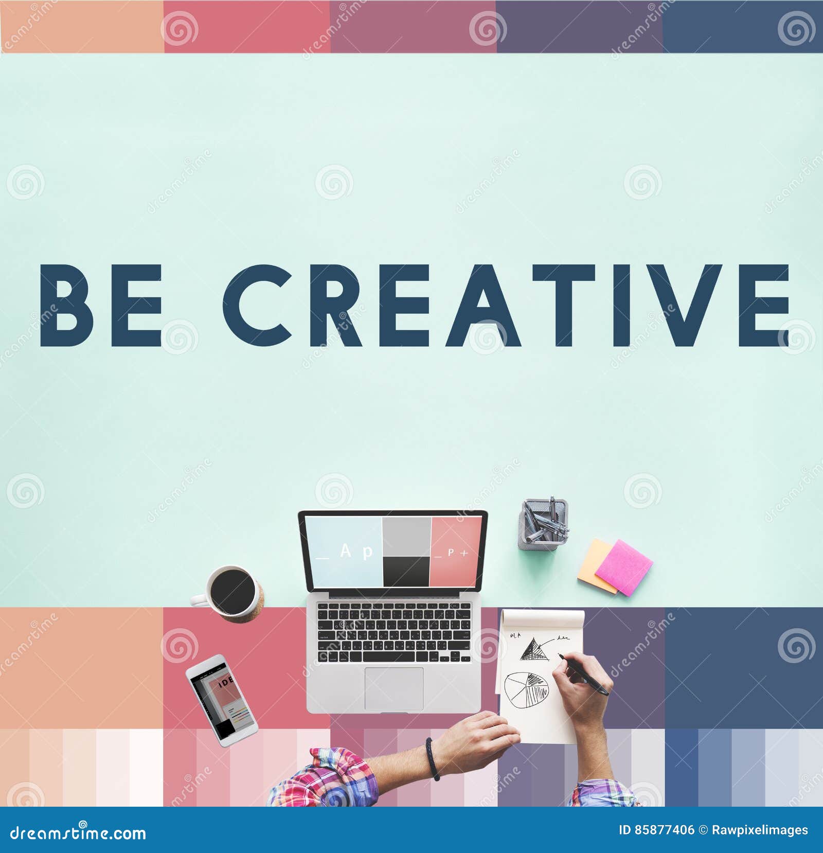 Create Creativity Ideas Design Concept Stock Photo - Image of ...