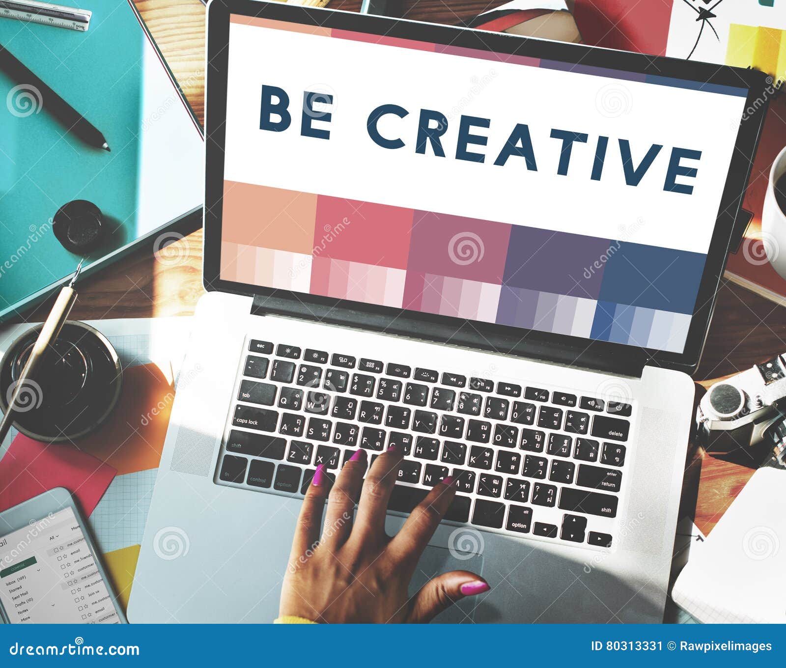 Create Creativity Ideas Design Concept Stock Image - Image of inspire ...