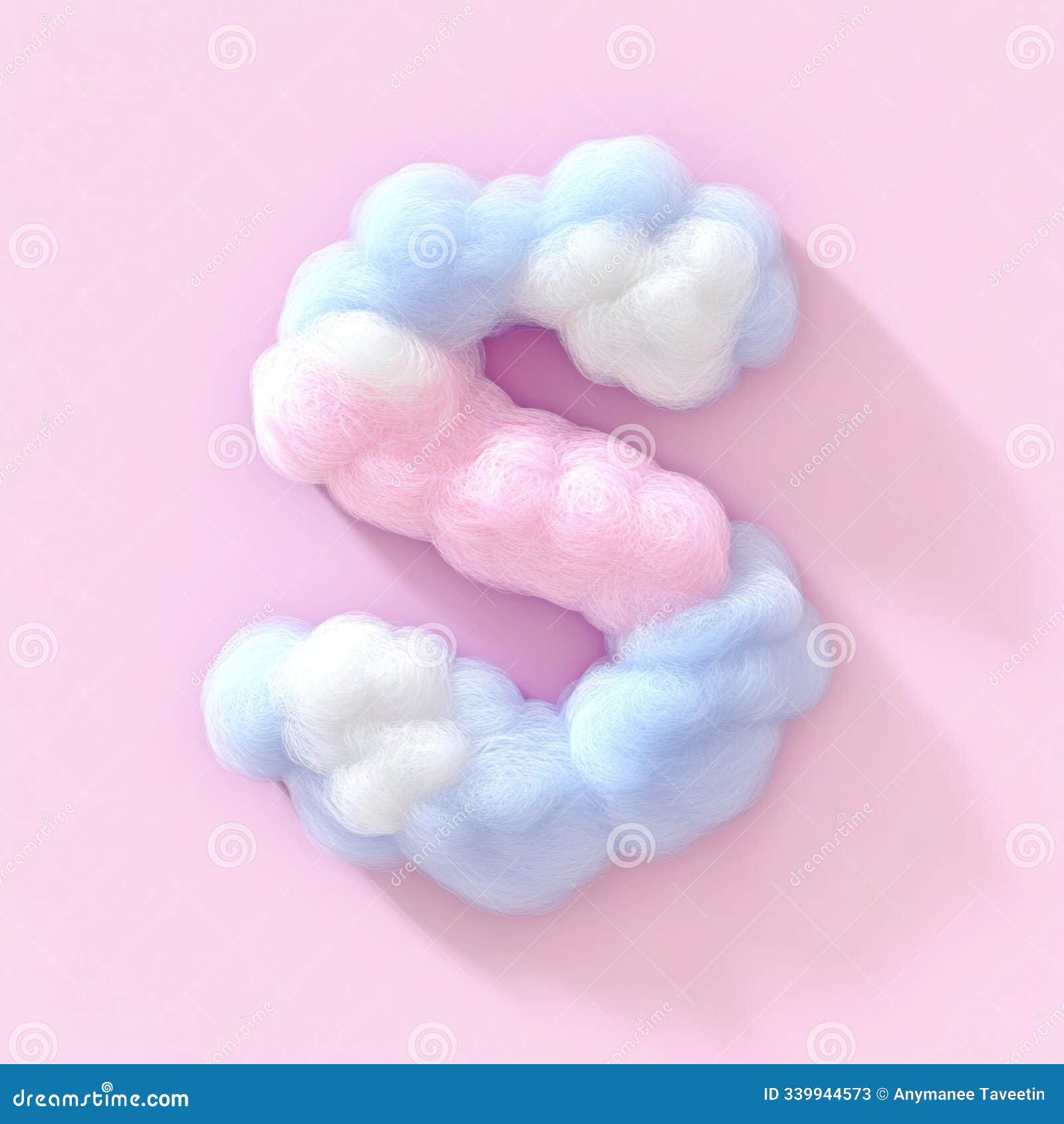 Create a Cute and Dimensional Letter "S" Stock Illustration ...