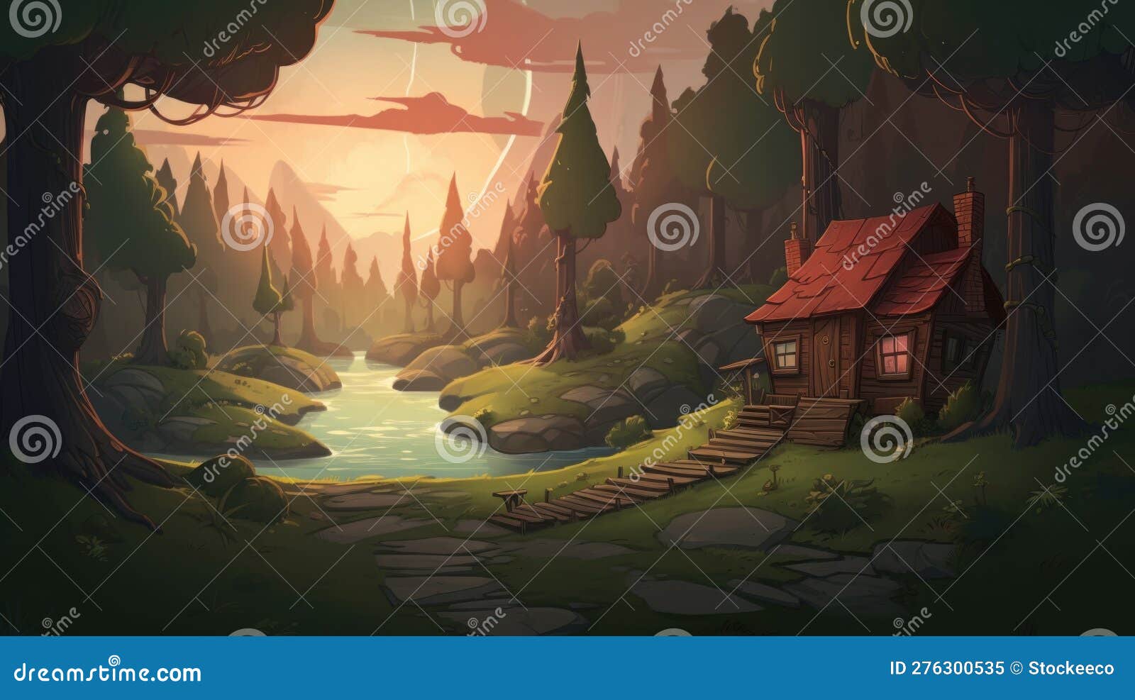 Create 2d Animation Background Inspired by Nick Bear Stock Illustration ...
