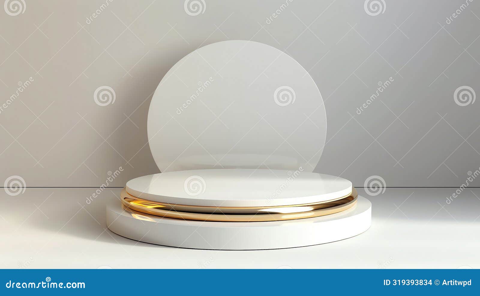 Create a 3D Rendering of a Simple Product Display Stage Stock ...