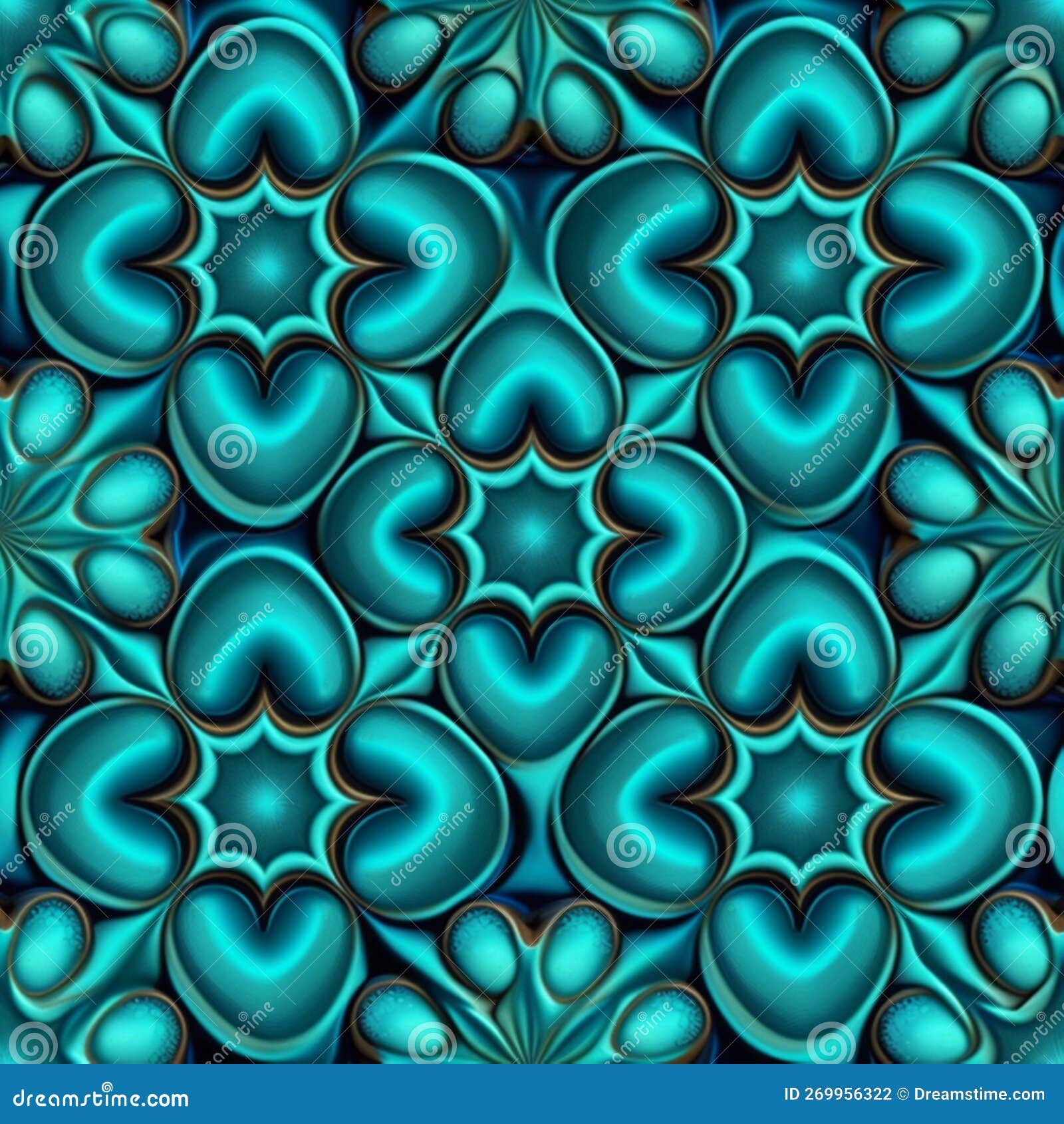 Blue Modern Pattern in Graphic Design Stock Illustration - Illustration ...