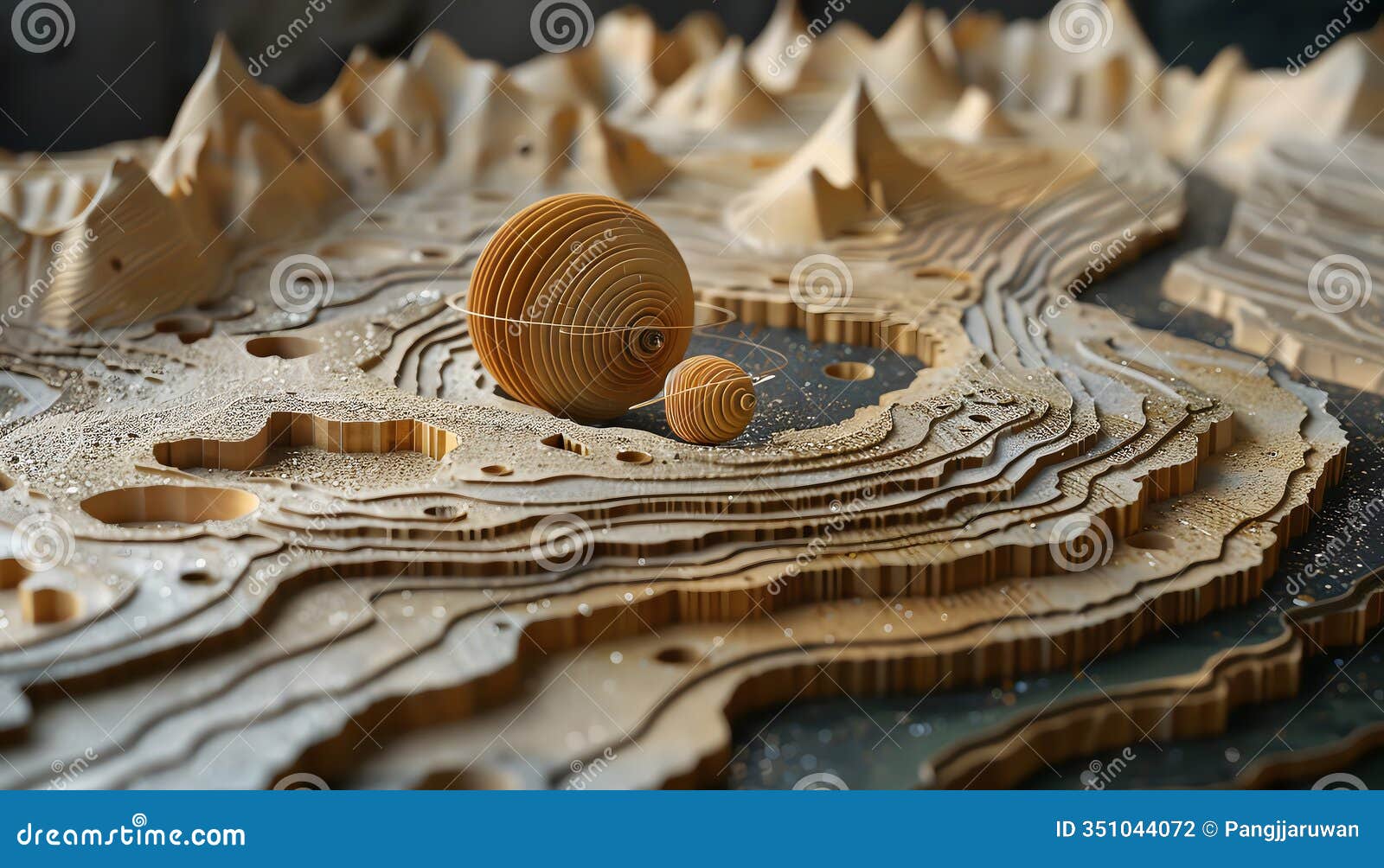 Pluto Surface Map Royalty-Free Stock Photography | CartoonDealer.com ...