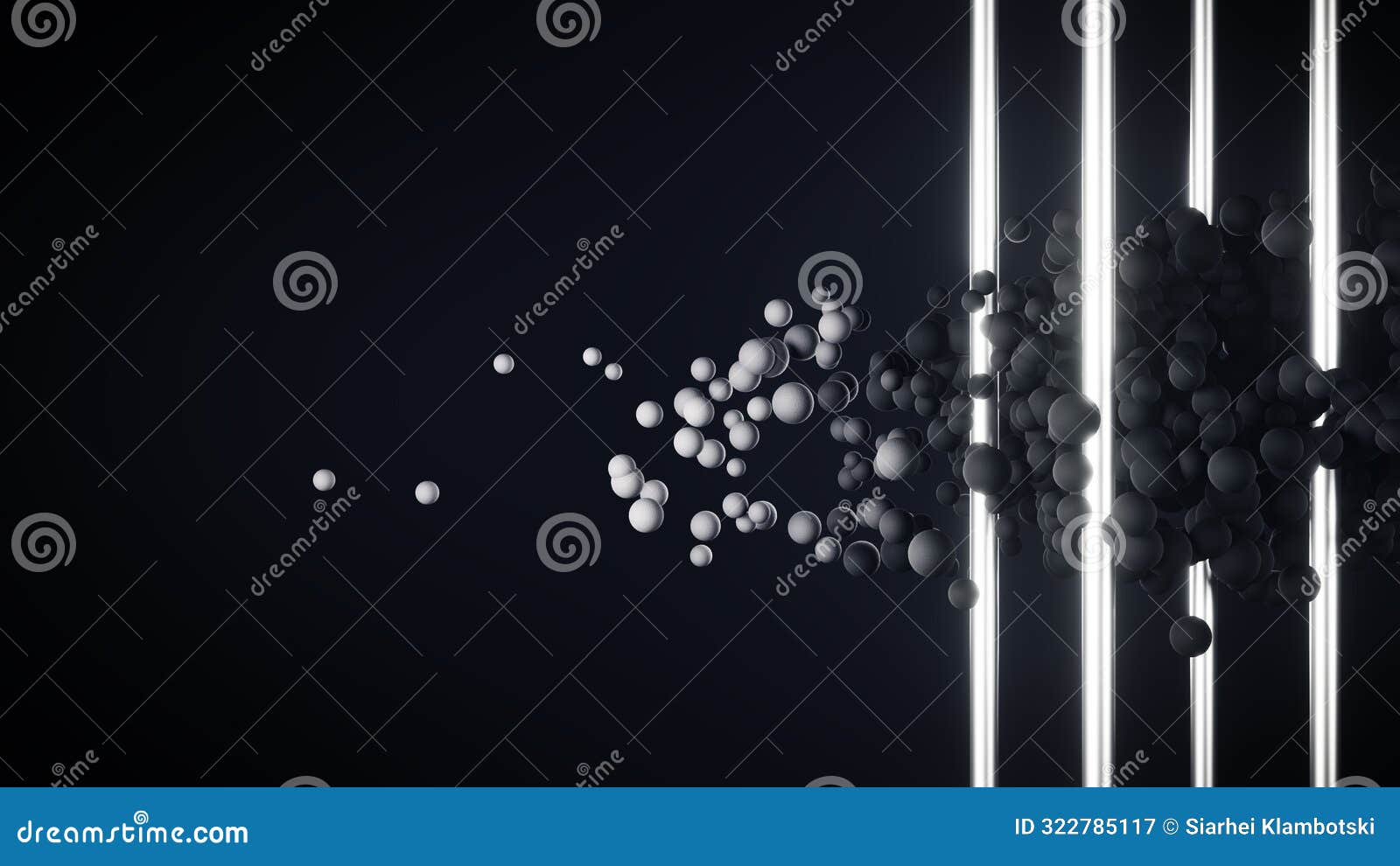 Create Digital Art with Moving Particles and Vertical Lights for a ...