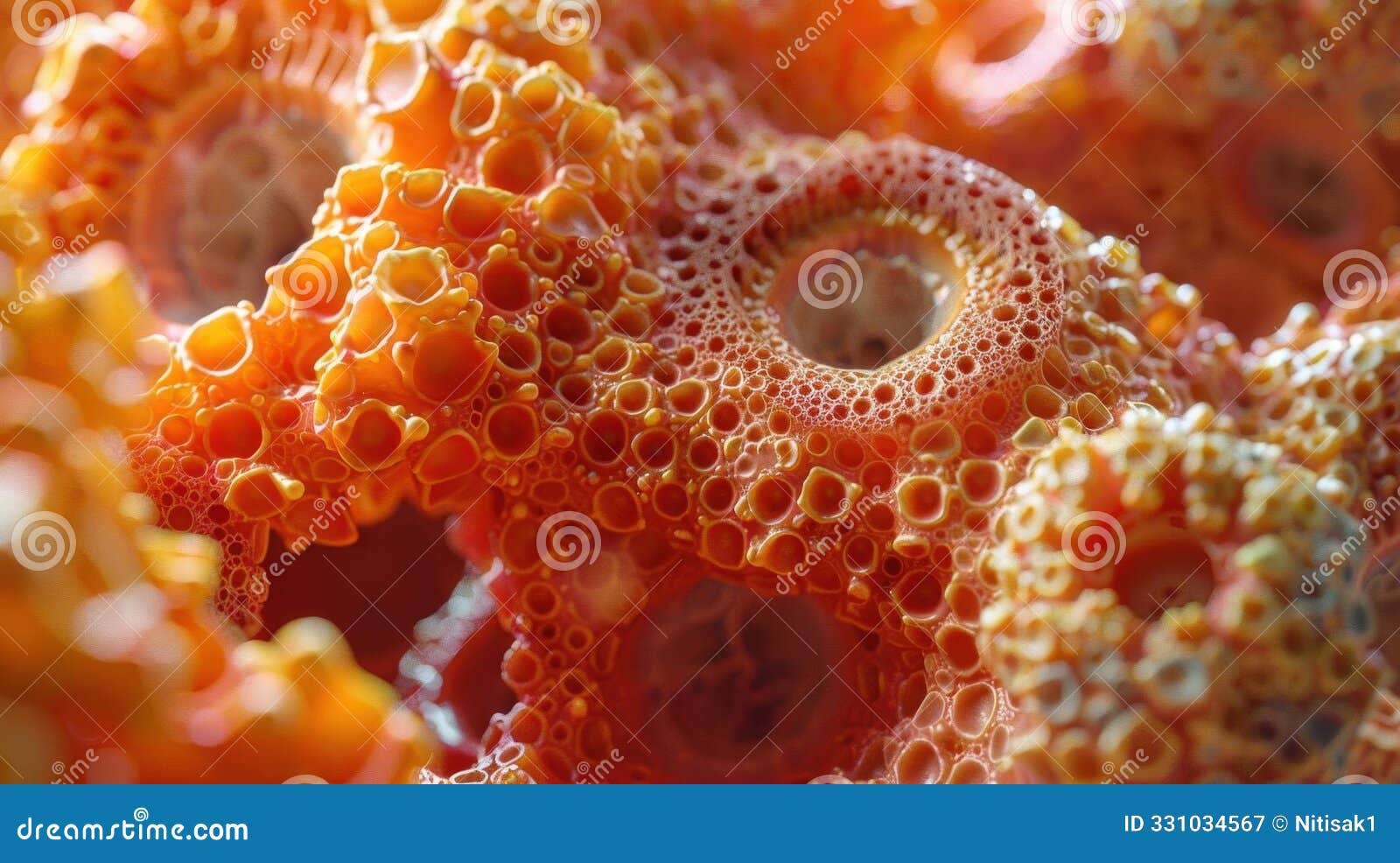 Create A Digital Rendering Of A Lesion On A Microscopic Level Royalty ...