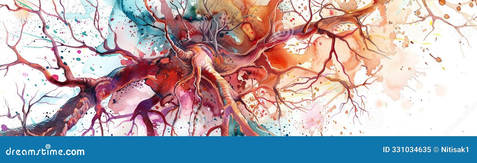 Create a Dynamic Illustration of a Complex Neural Network Resembling ...