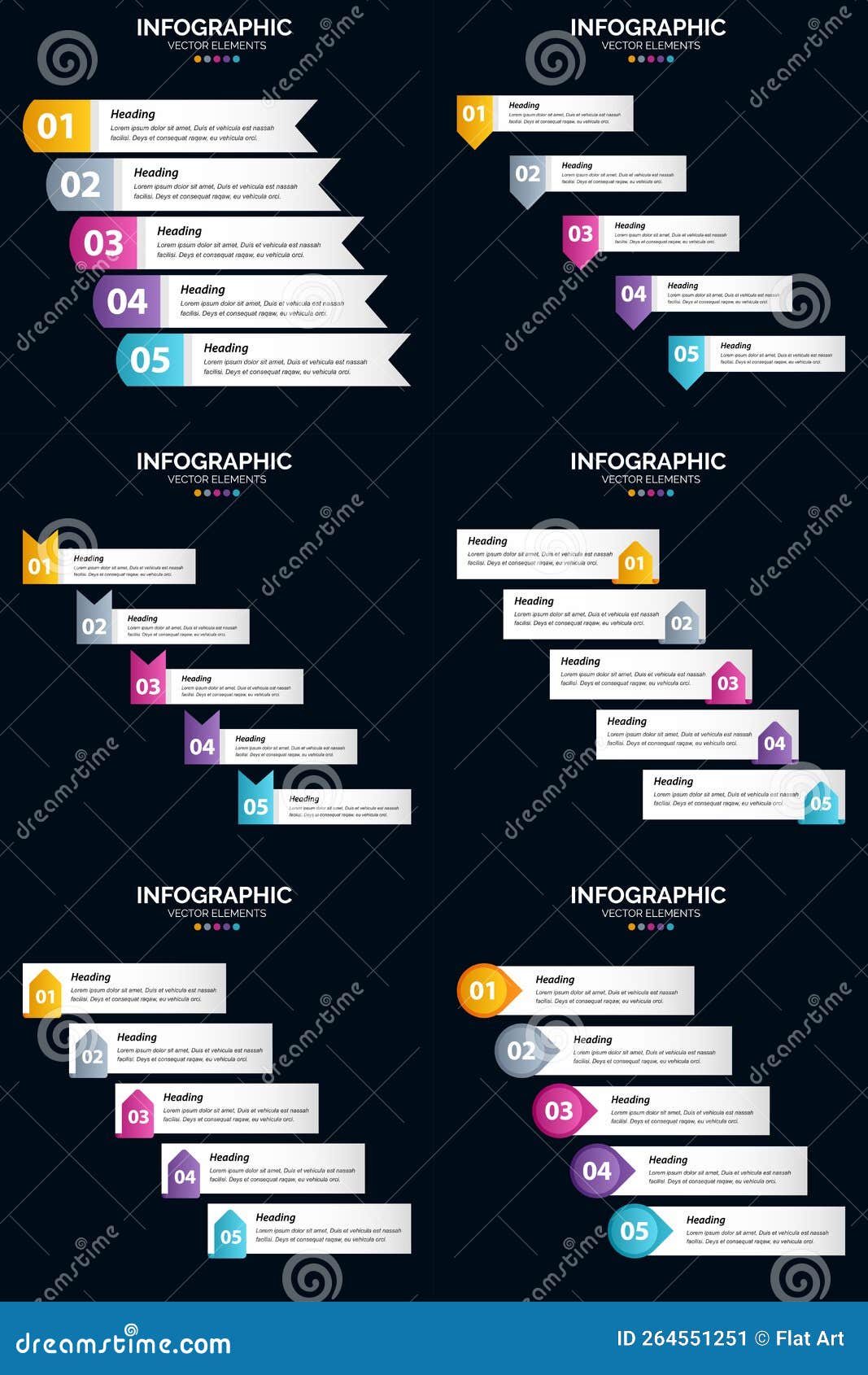 Create Engaging Presentations with Our Vector Infographics Pack Stock ...