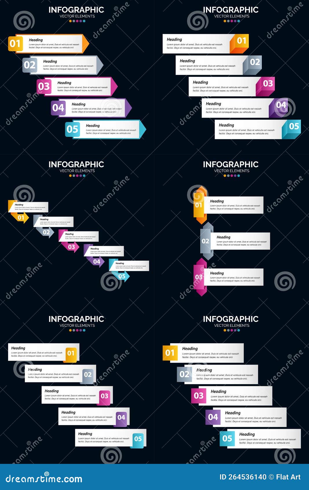 Create Engaging Presentations with Our Vector Infographics Pack Stock ...