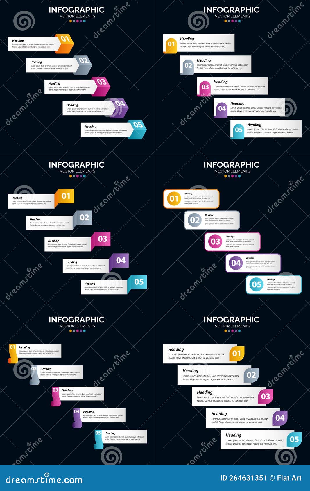 Create Engaging Presentations with Our Vector Infographics Pack Stock ...