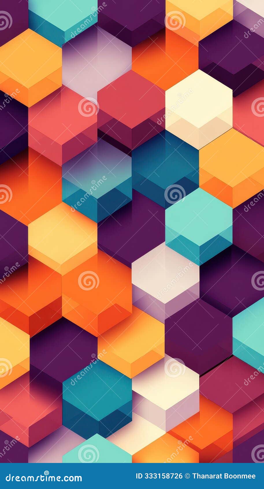 Create An Eyecatching Pattern With Maroon, Light Blue, Marigold, And Violet For A Vibrant Visual ...