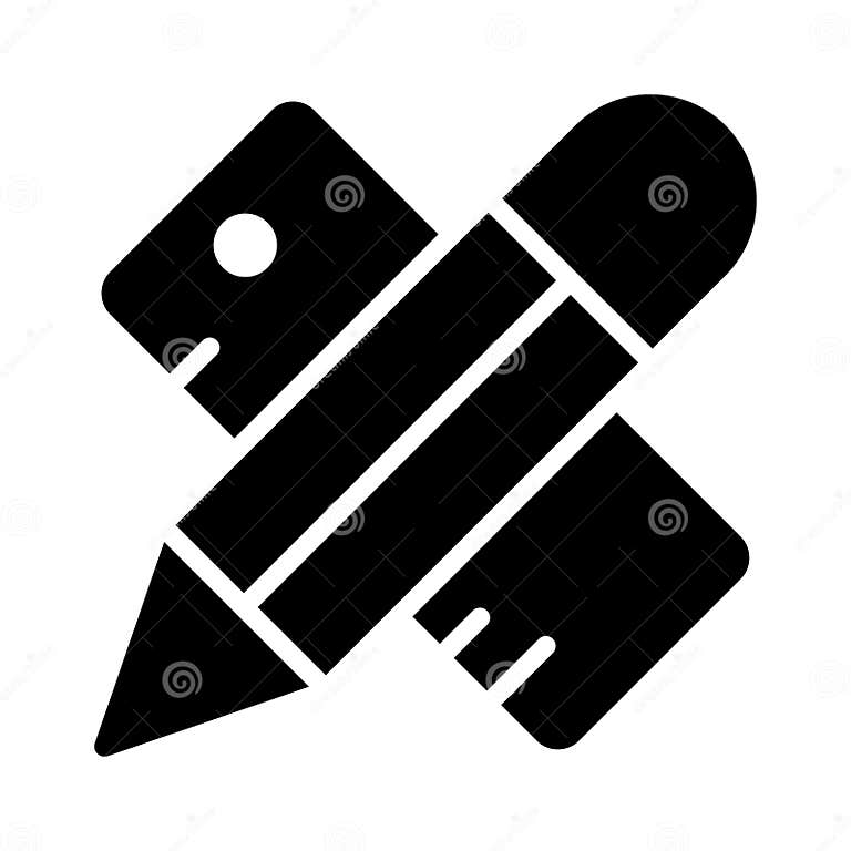 Create Glyph Flat Vector Icon Stock Vector - Illustration of equipment ...