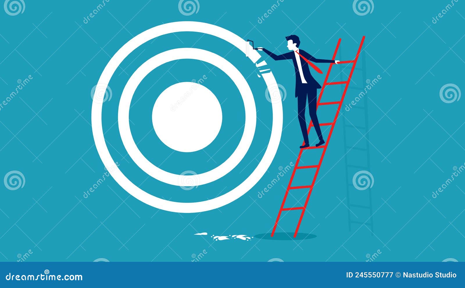 Create Goals. Write a Goal. Goal Setting Concept Stock Vector ...