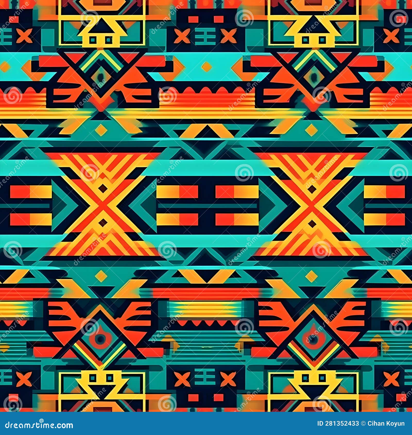 Create a Harmonious Visual Composition with Seamless Patterns Stock ...