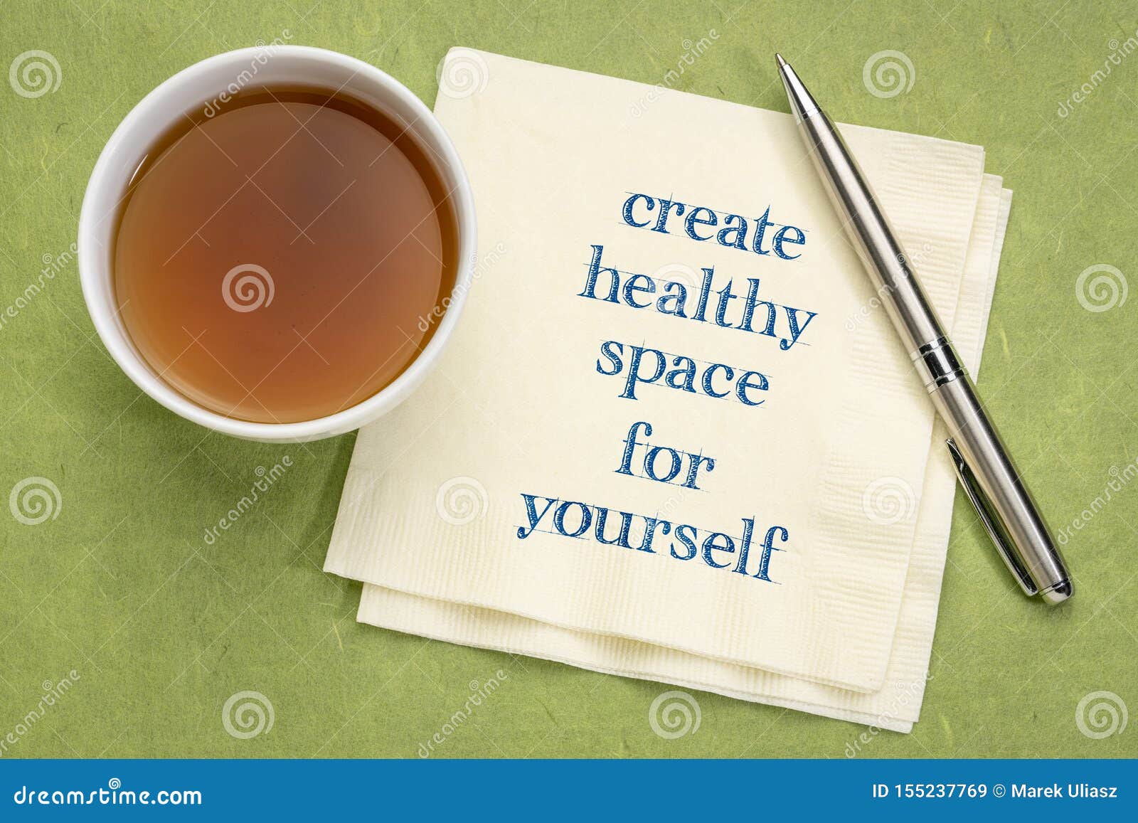 Create Healthy Space for Yourself Stock Image - Image of create, motivation: 155237769