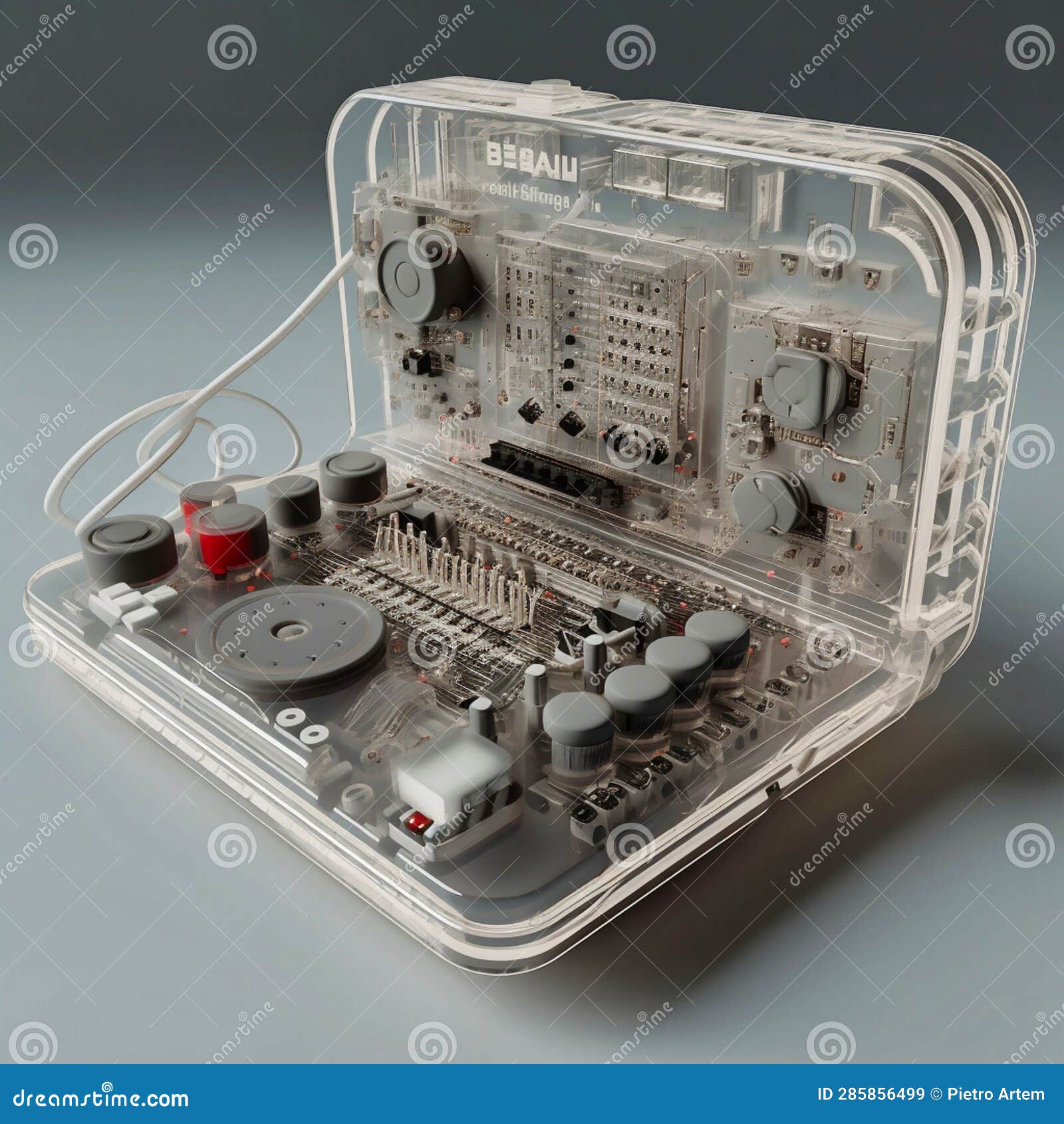 Create a Hyper-realistic Rendering of a Sci-fi Con, Generative AI Stock ...