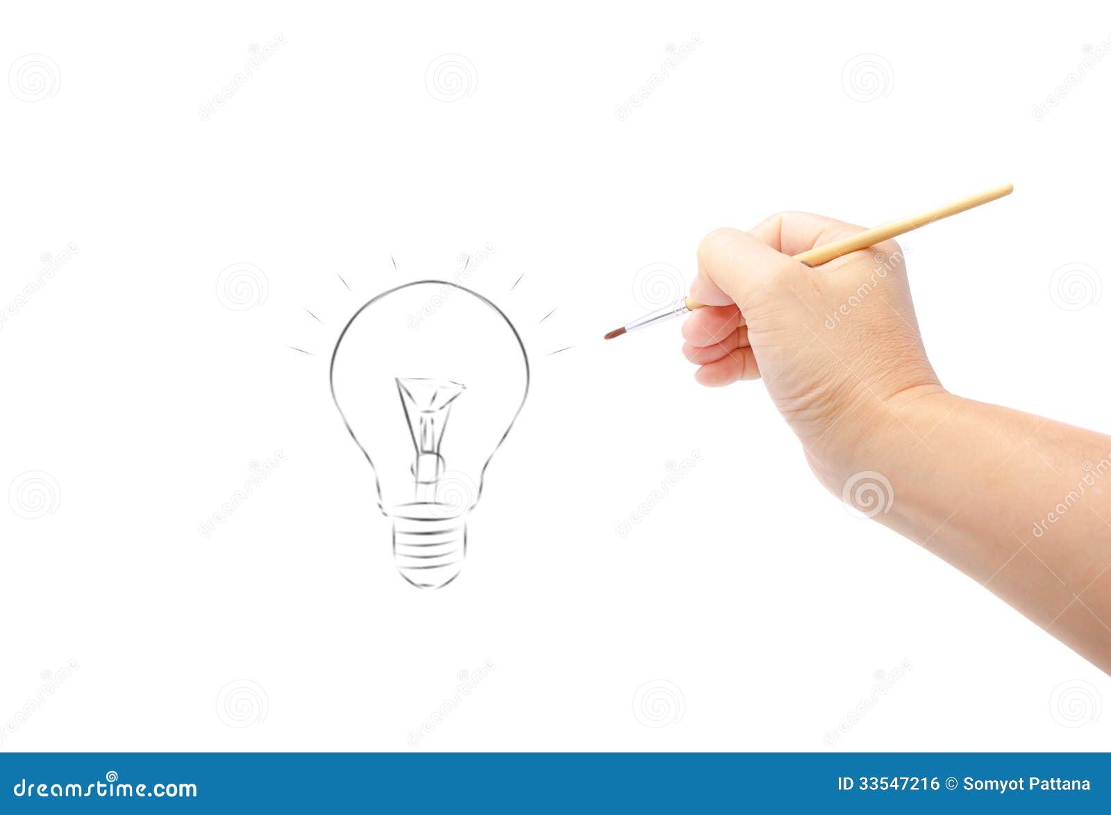 Create an idea stock photo. Image of woman, dream, paper - 33547216