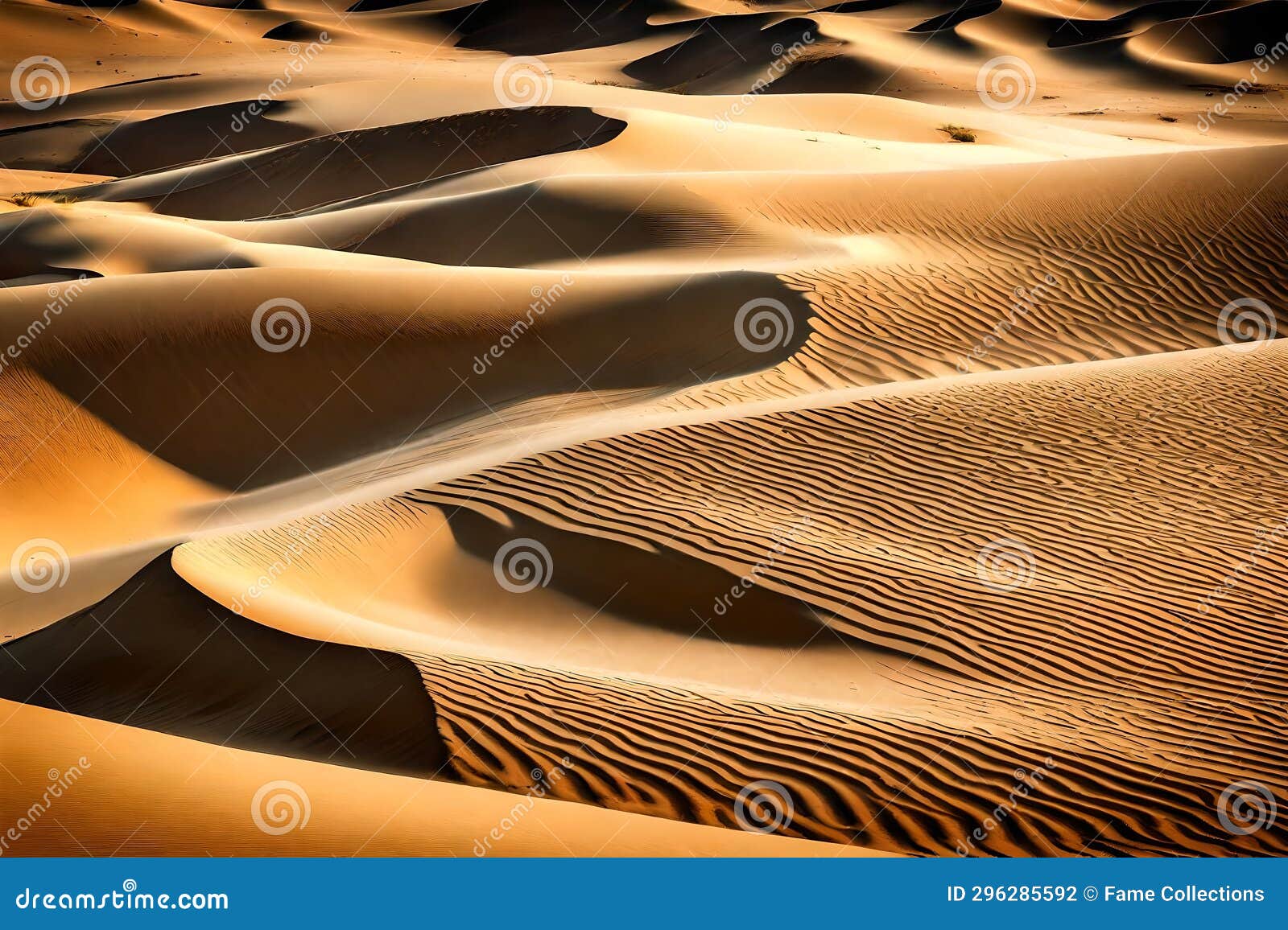 An Image Capturing the Mesmerizing Pattern of Sand Twirling on Desert ...