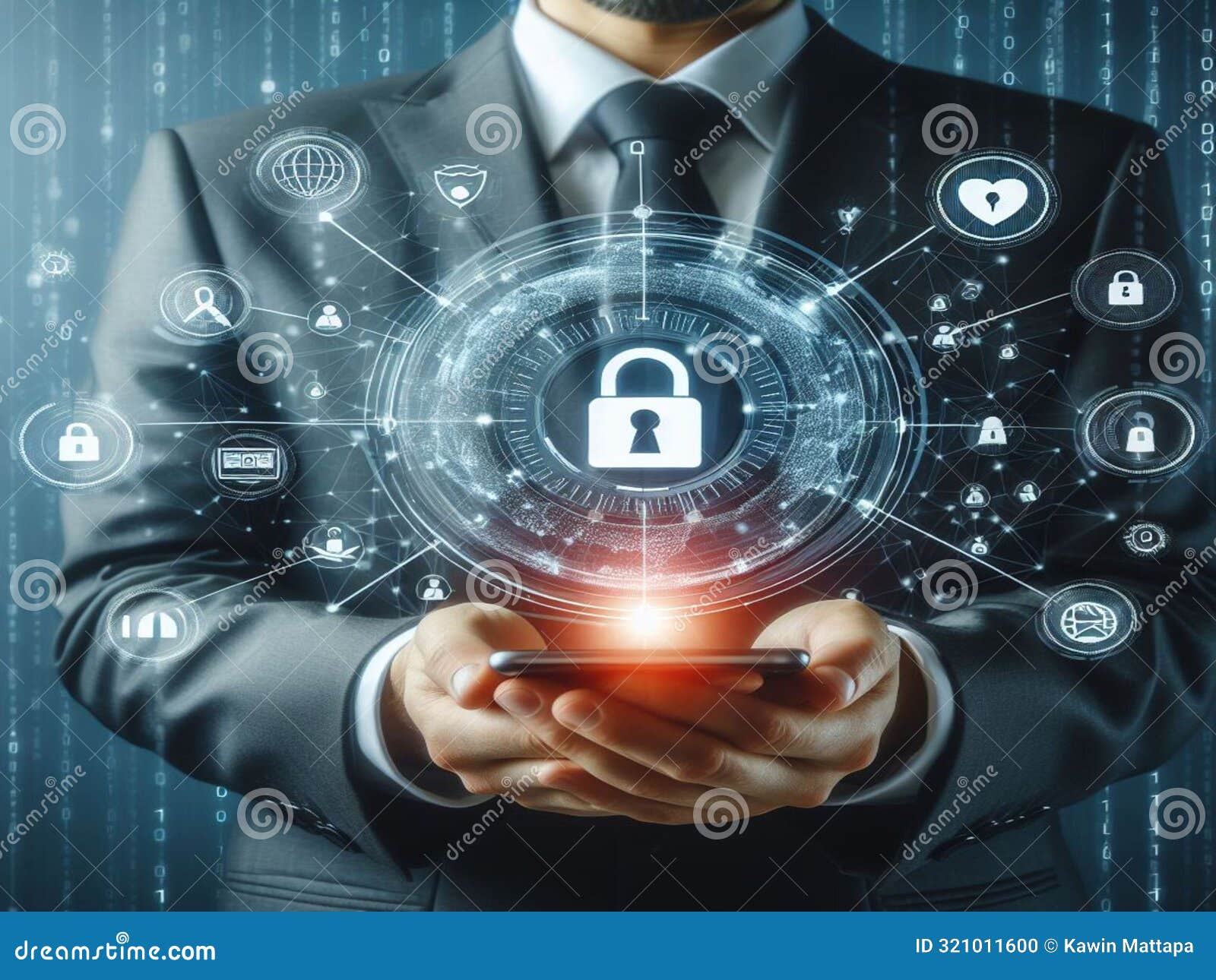 Cybersecurity and Privacy Concepts To Protect Data Lock Icon Stock ...