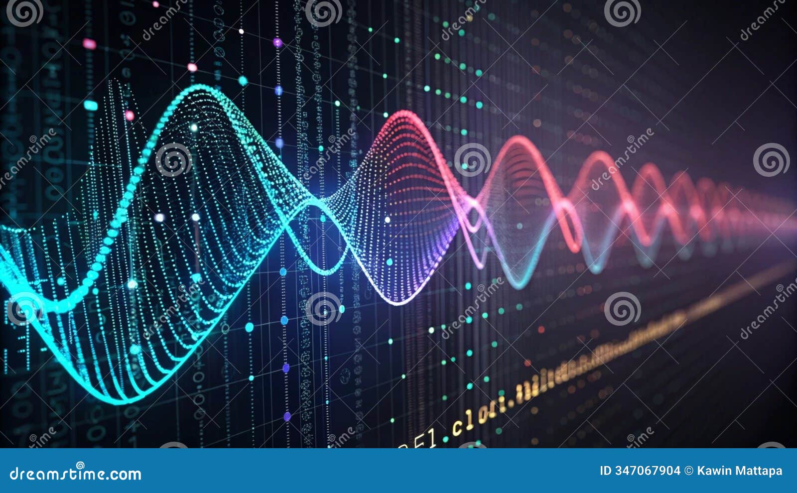 Sound Wave Music Background Stock Illustration - Illustration of ...